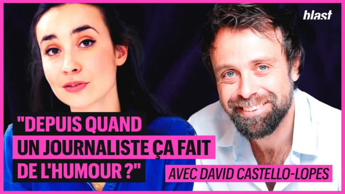 David Castello-Lopes : "Depuis quand un journaliste ça fait de l'humour ...